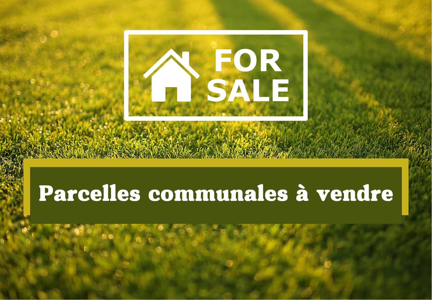 Parcelles communales à vendre - Ville de Feytiat