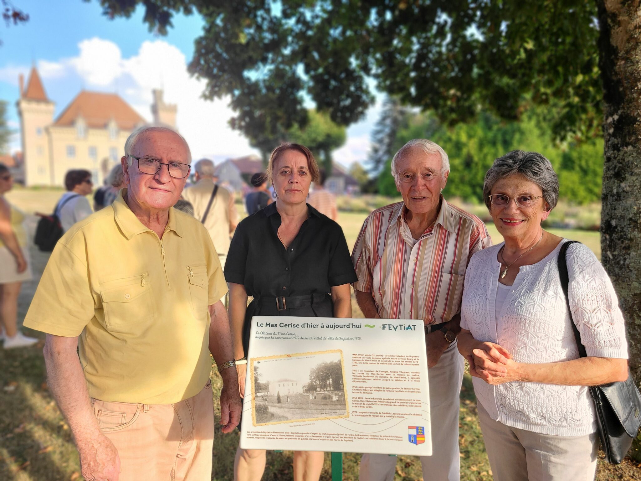 Inauguration des panneaux patrimoine "D'hier à aujourd'hui" - Ville de ...